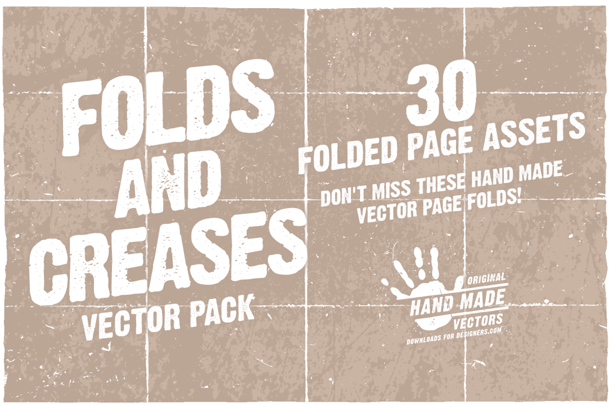 Folds and Creases - Vector pack, a Texture Graphic by Downloads for ...