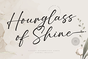 Hourglass of Shine, a Script Font by Namara Creative Studio
