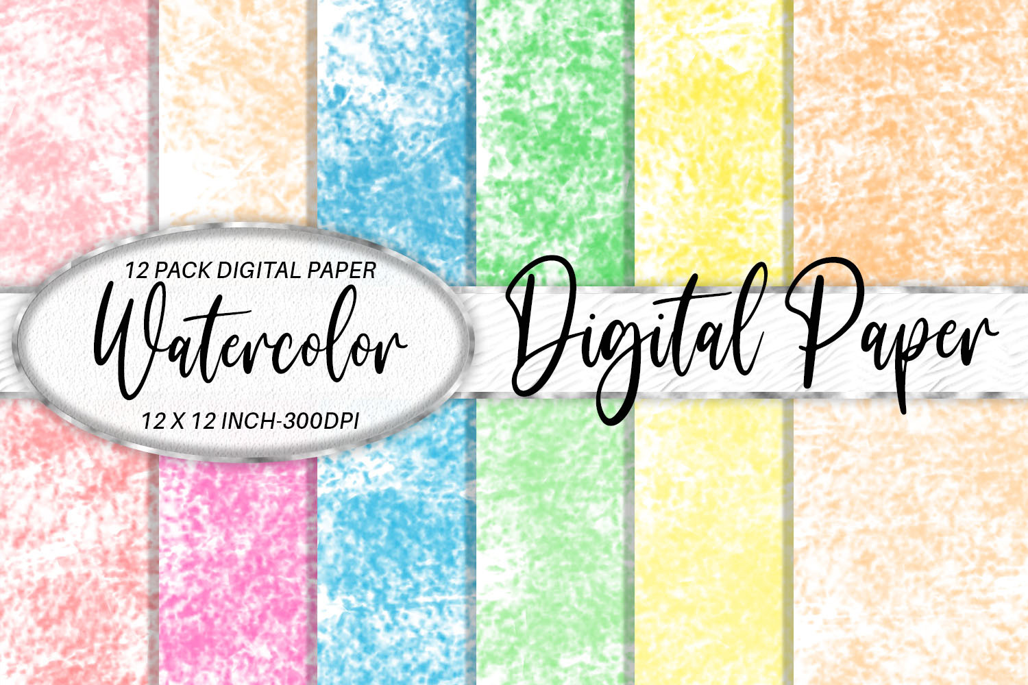 Digital paper watercolor texture | Textures ~ Creative Market