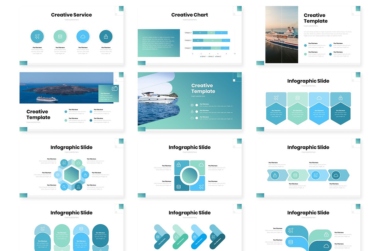 Cruise - Powerpoint Template, a Presentation Template by AQR Studio ...