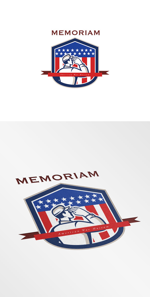 Memoriam American War Museum Logo, a Branding & Logo Template by patrimonio