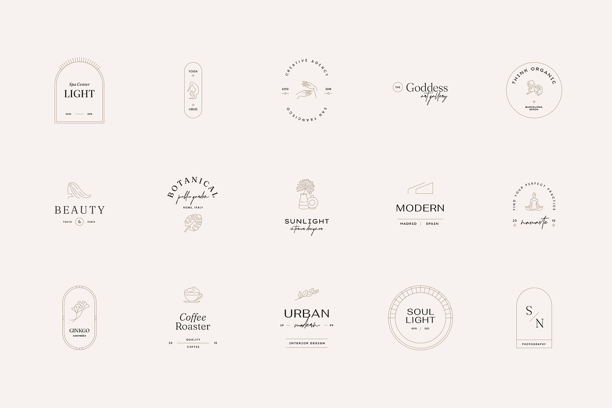 Minimalist Logo Set