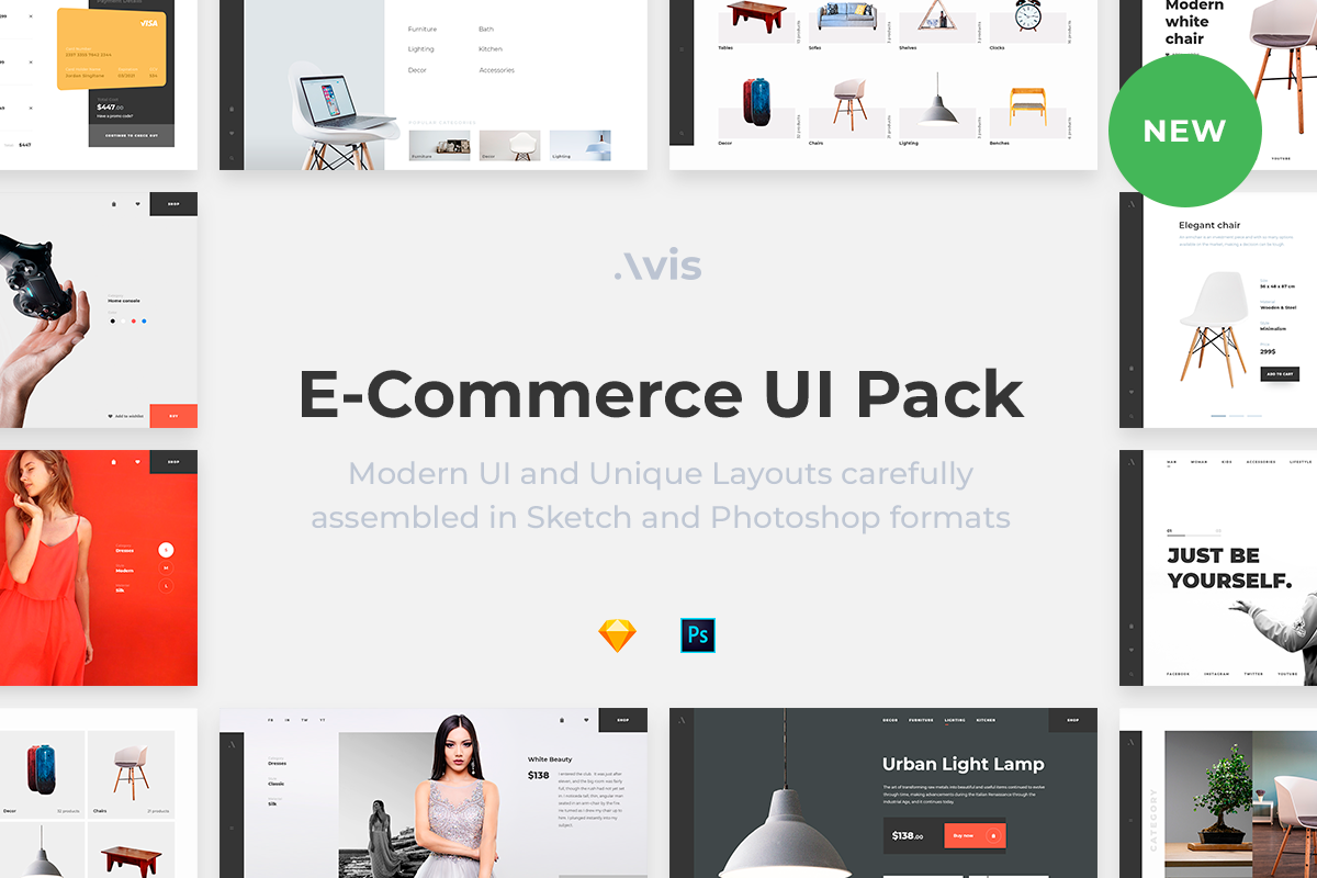 Avis - E-Commerce UI Pack, an UI Kit Template by Alexandr Gorbatov