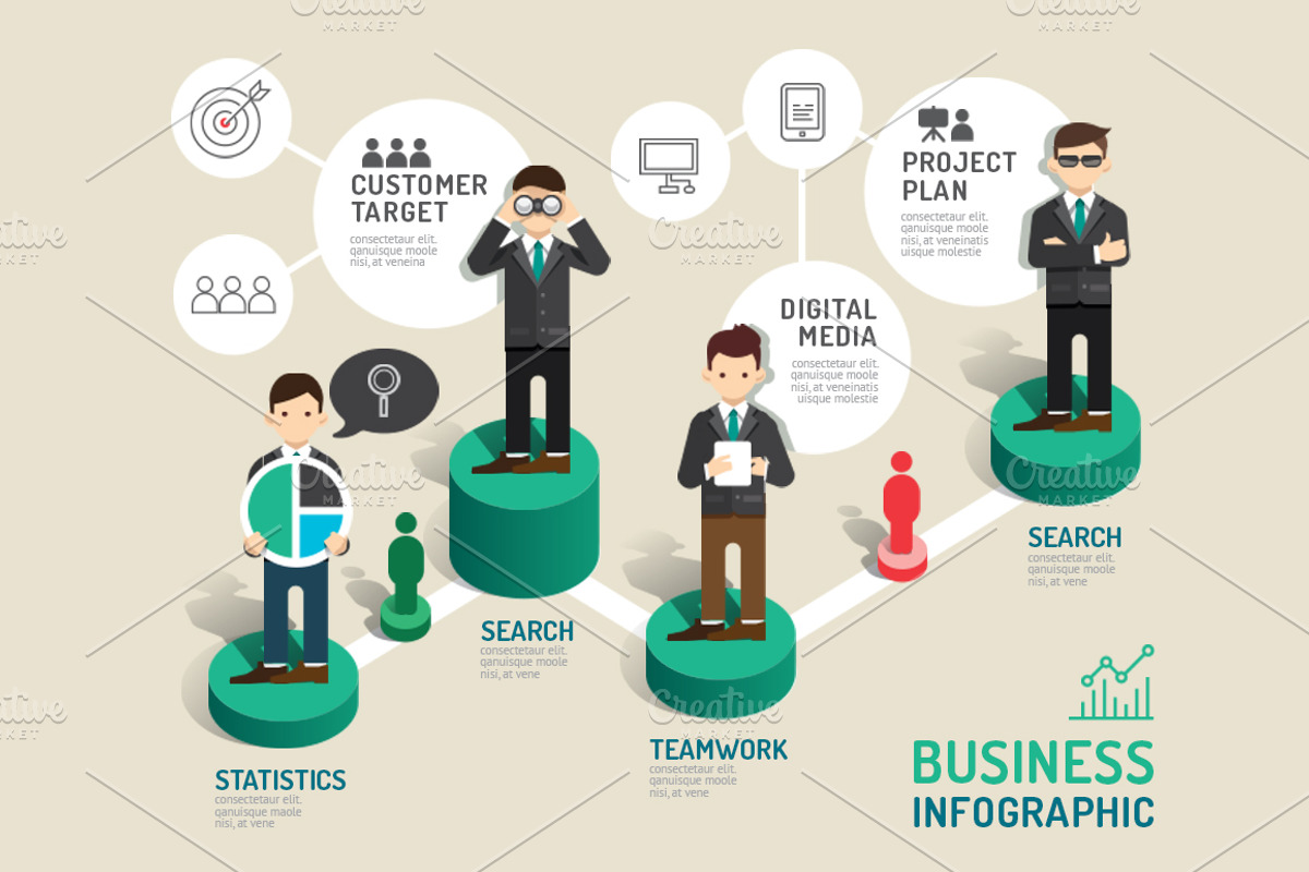 Business board game concept, a Work Illustration by Feelplus Creator