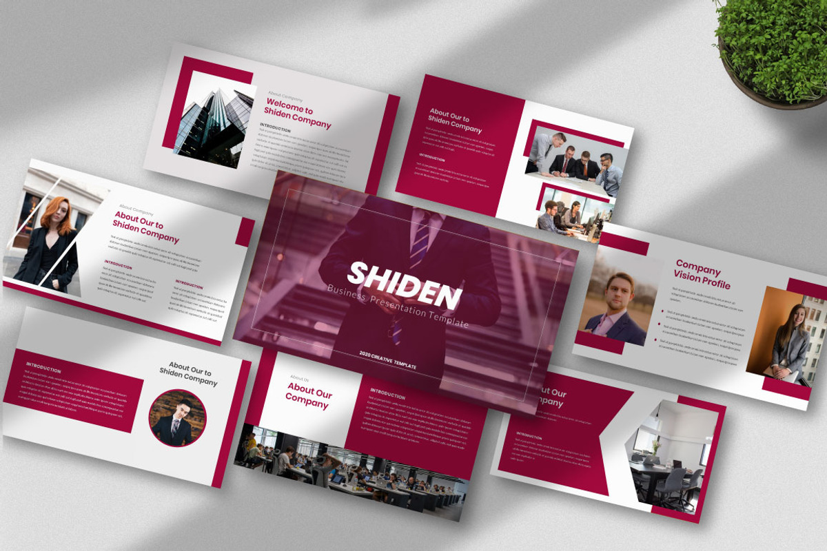 Shiden Powerpoint Template, a Presentation Template by nyilstudio