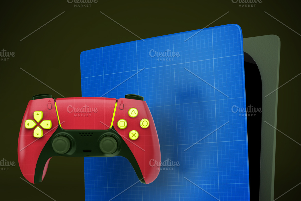PS5 Mockup, a Device Mockup by Qaleb Studio
