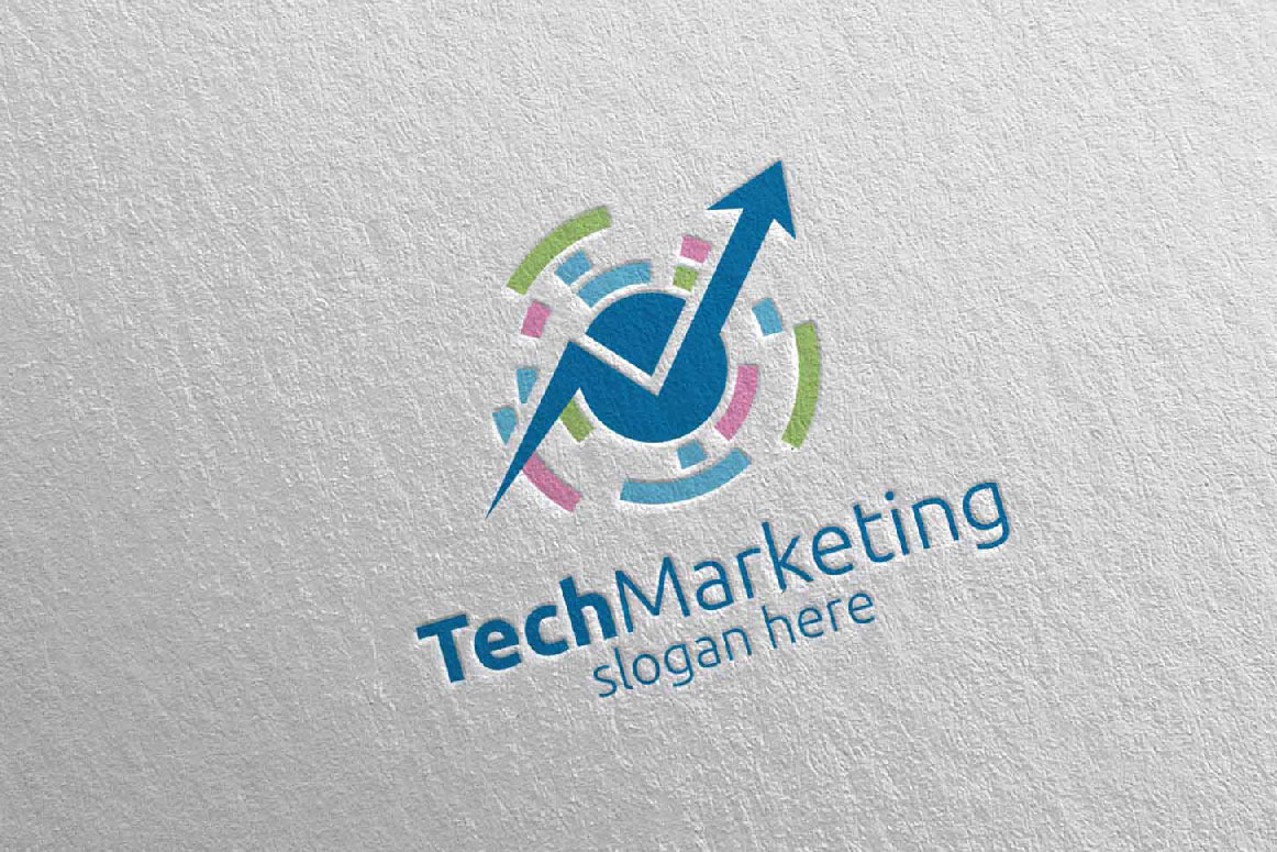 Tech Marketing Financial Logo 42, a Branding & Logo Template by denayunebgt