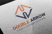 Double Arrow Logo Template, a Branding & Logo Template by BdThemes
