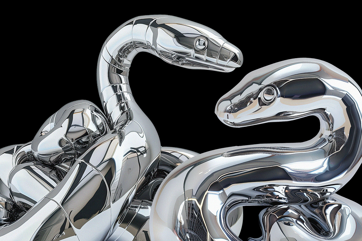 CHROME Design Set 131 Objects, an Object Graphic by Kaleriia