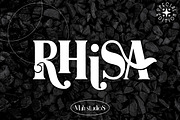Rhisa - Serif style font, a Serif Font by mahstudios