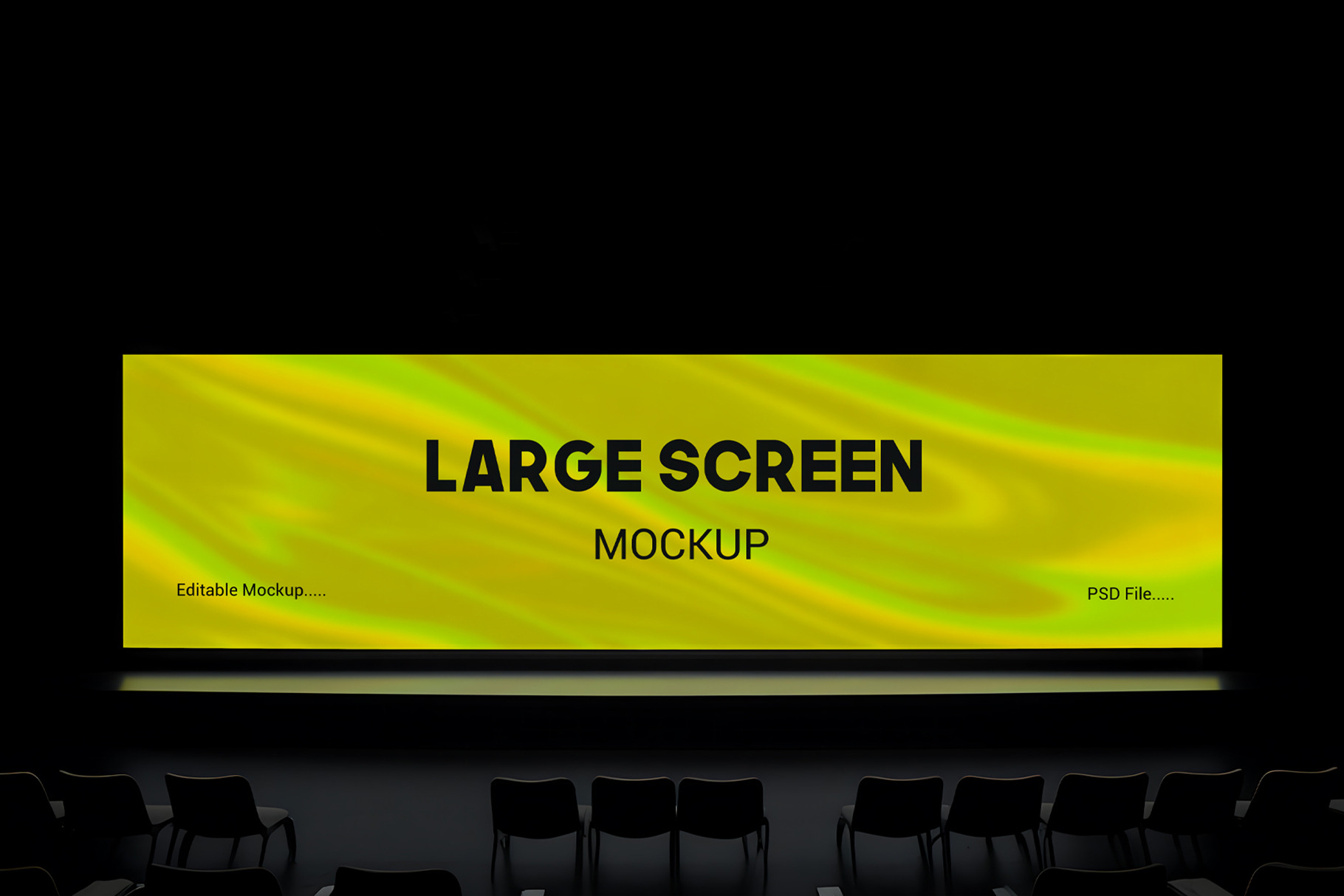 Digital Large Screen Mockup