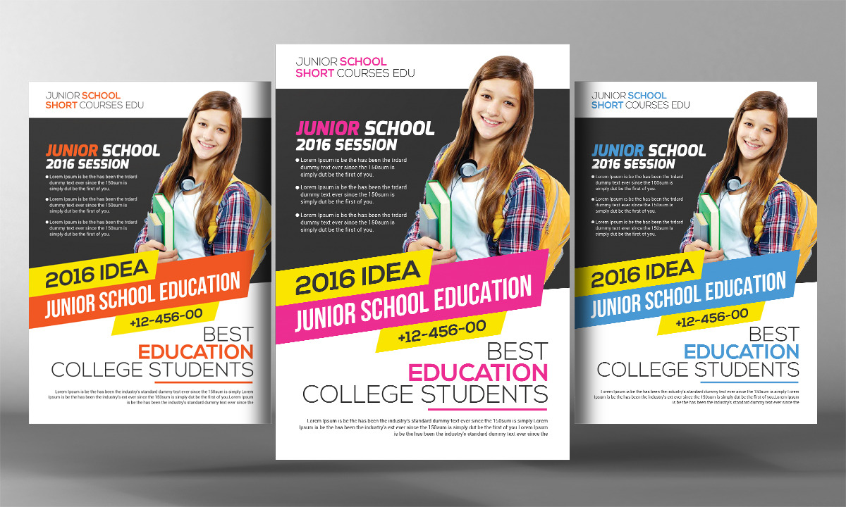 Community College Flyer Template, a Flyer Template by graphicforest ...