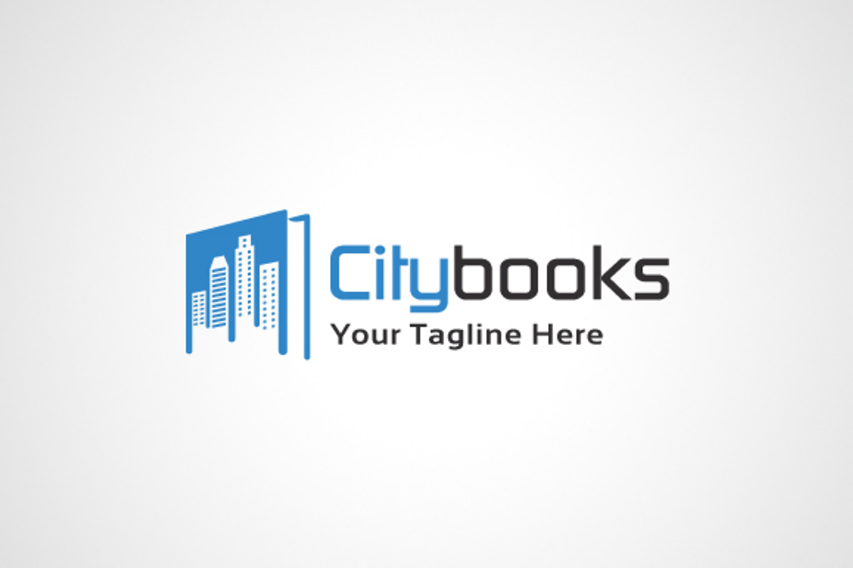 City Books Logo Template, a Branding & Logo Template by gunaonedesign