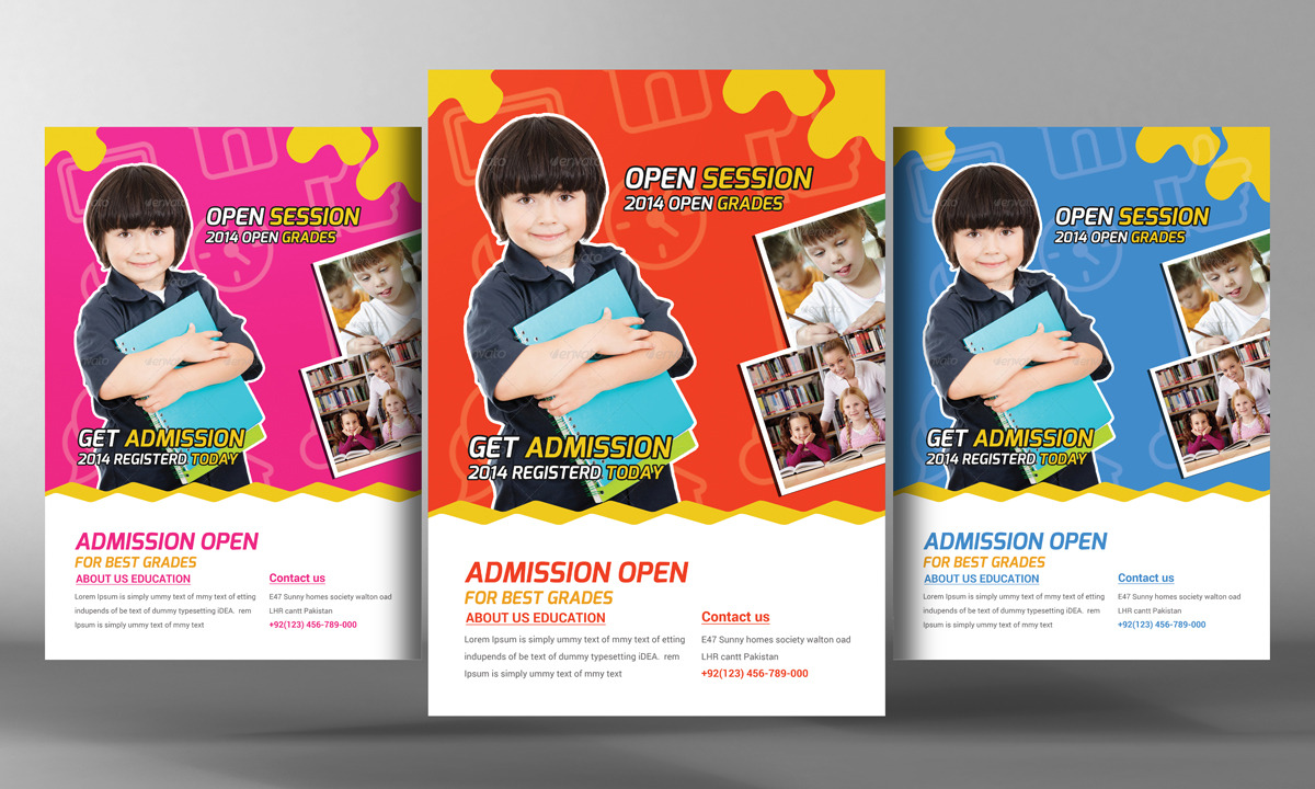 Kids Development Flyer Template, a Flyer Template by graphicforest