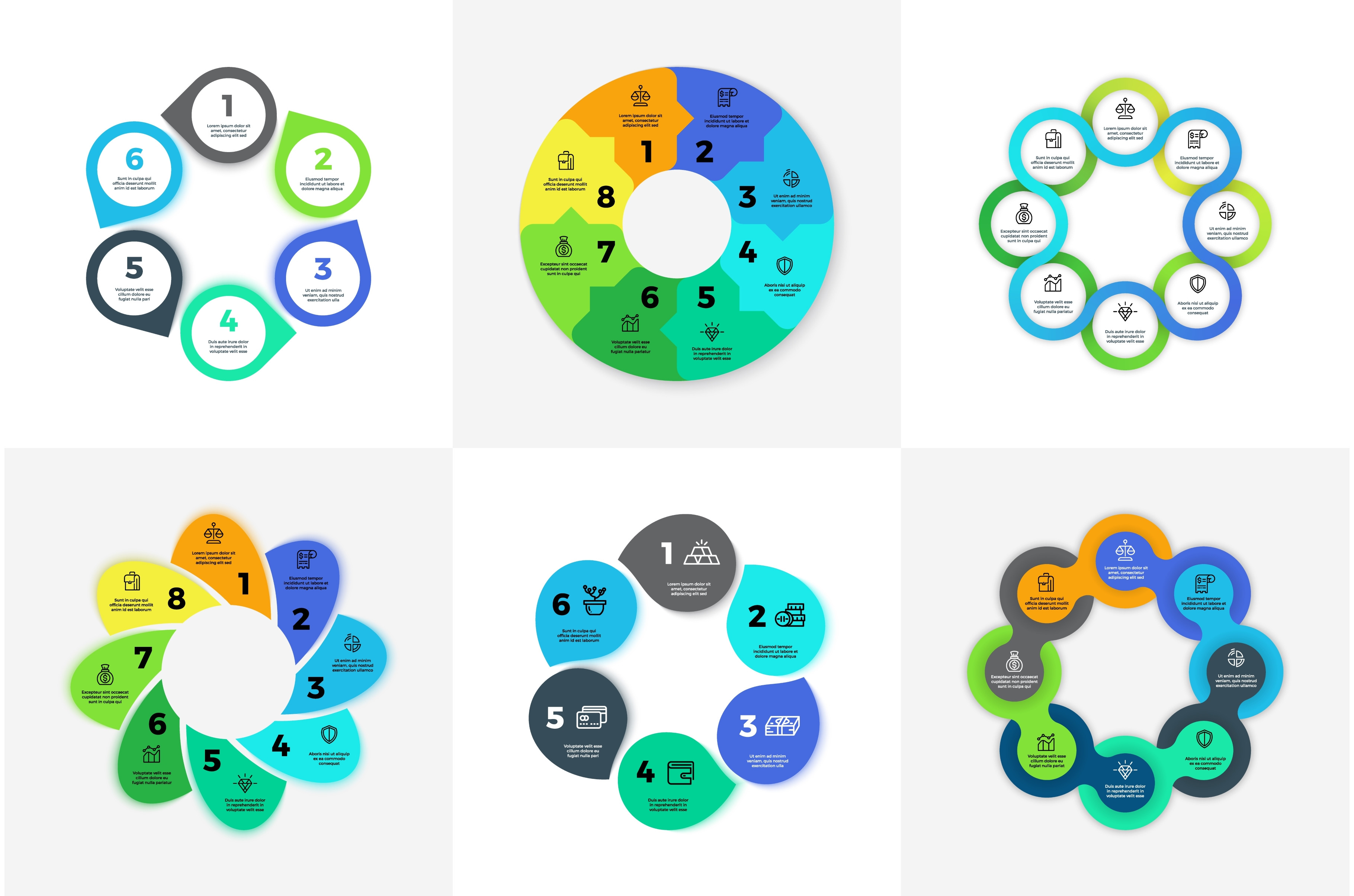 Circle infographic, chart, diagram, a Background Graphic by Valerie ...