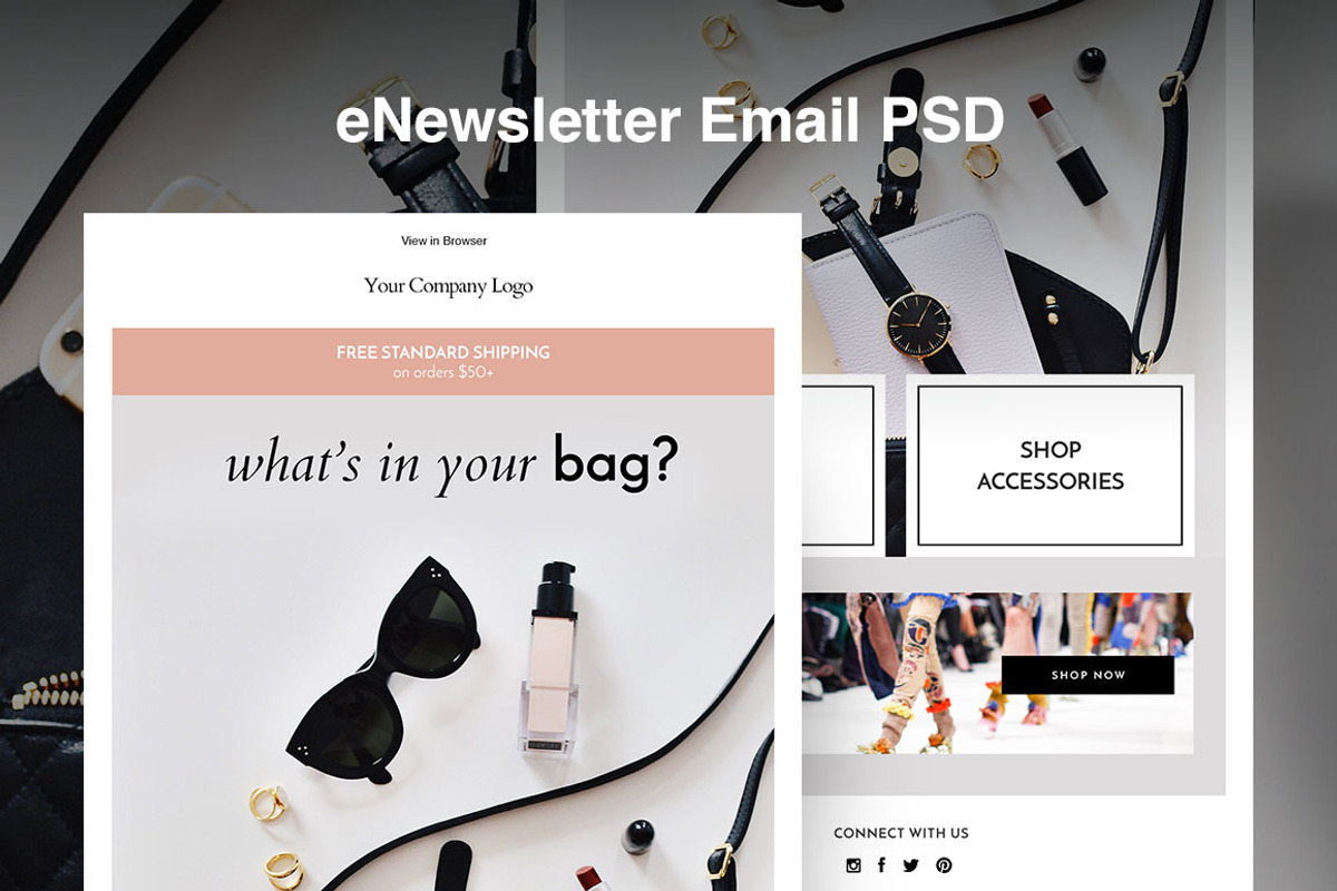 Fashion Email Template, an Email Template by Leanna Norwood Creative