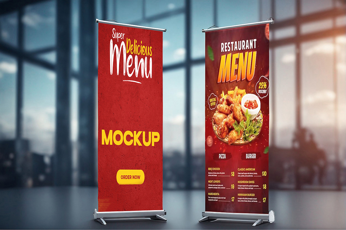 Standee Banner Mockup
