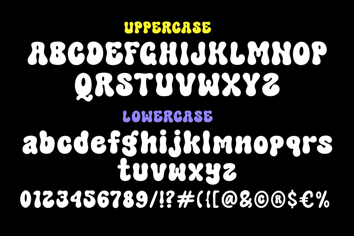 Grove - Retro Groovy Font, a Sans Serif Font by Jozoor