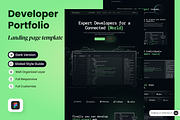 Developer Portfolio Landing Page, a Landing Page Template by SLAB ...