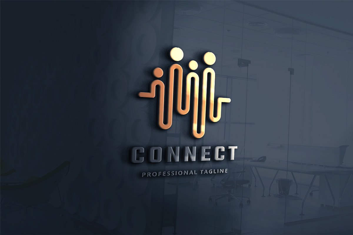 Connect Logo, a Branding & Logo Template by Design_Planet