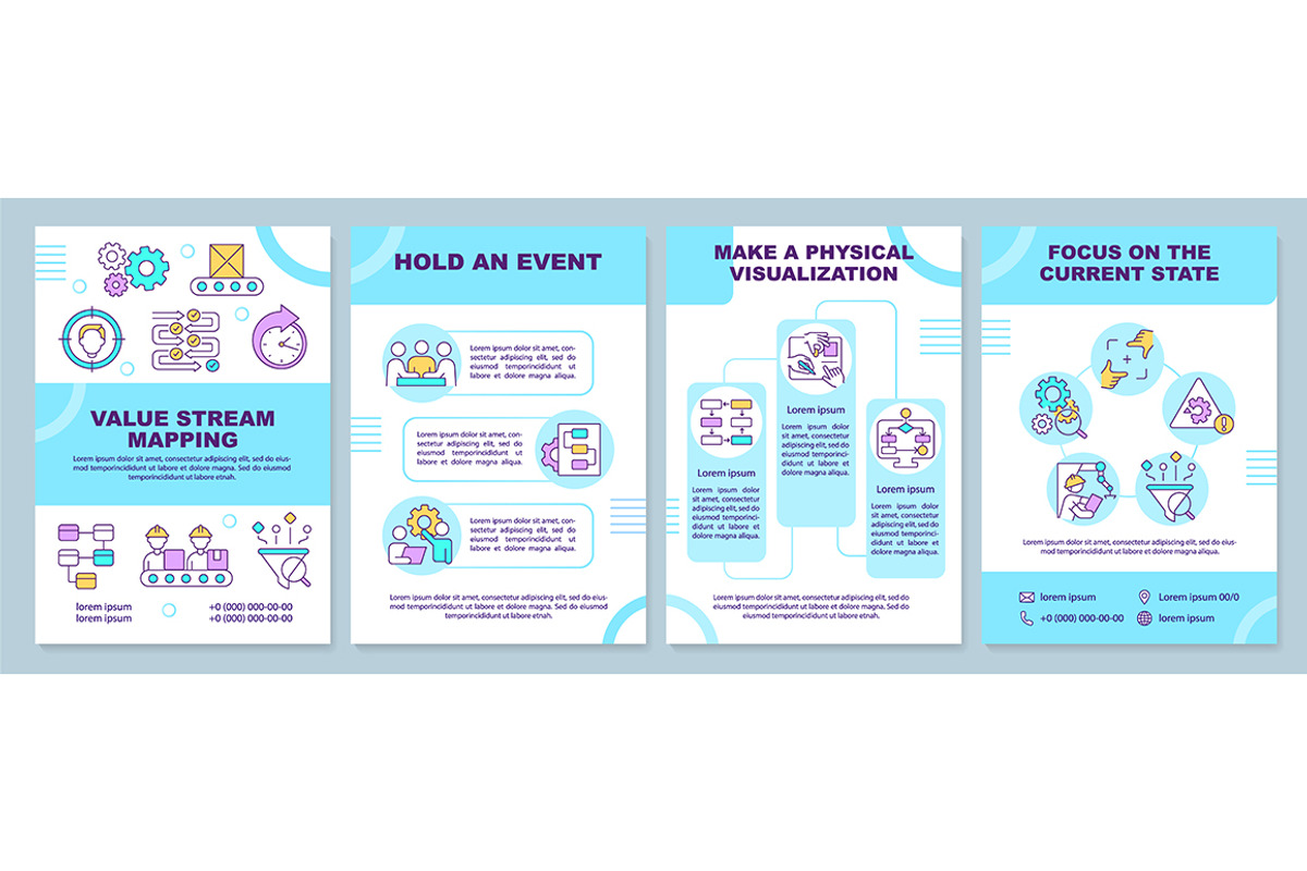 Value stream mapping brochure, a Brochure Template by bsd studio ...
