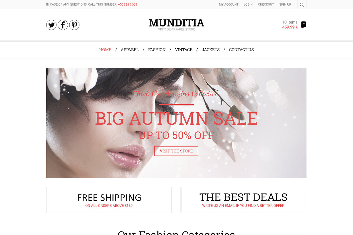Munditia - Ecommerce PSD Template, a Websites & App Template by ...