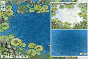 River and Pond Game Backgrounds, an Object Graphic by Beatheart ...