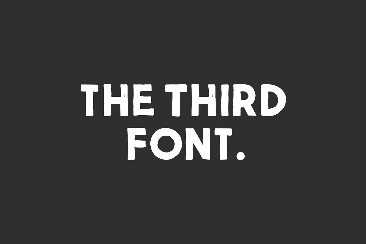 The Third Font, a Sans Serif Font by Sven Pels