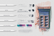 Amazing Markers for Procreate, a Brush Add-On by OlgaRom