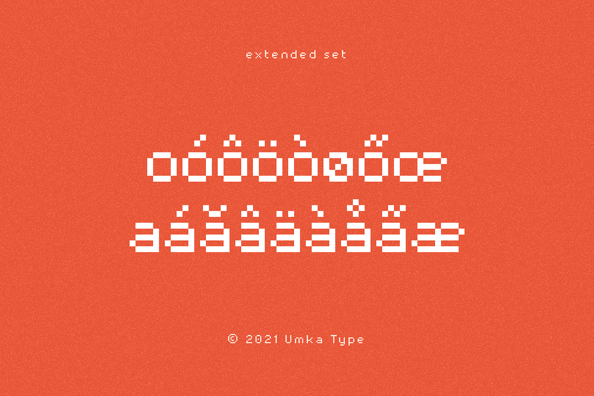 Retropix Pixel Game Font, a Font by alpercakici