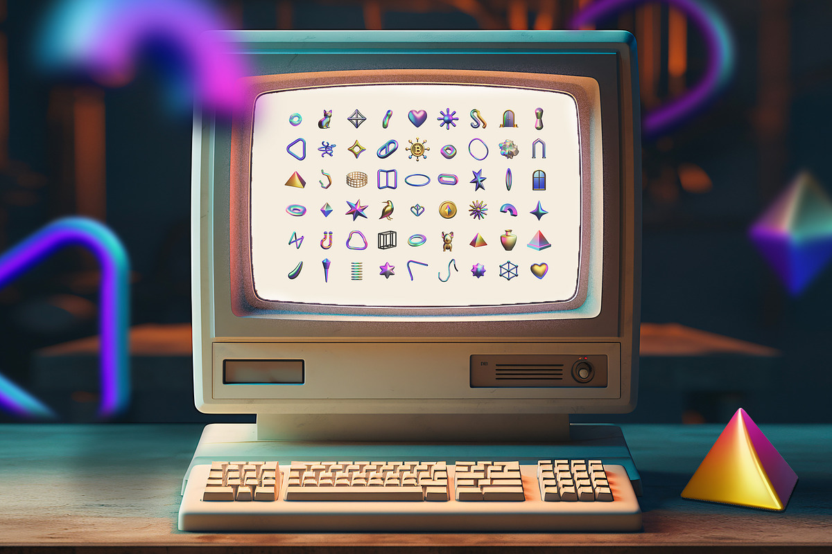 Metamodern SHAPES 3D, an Object Graphic by Ckybe's Corner