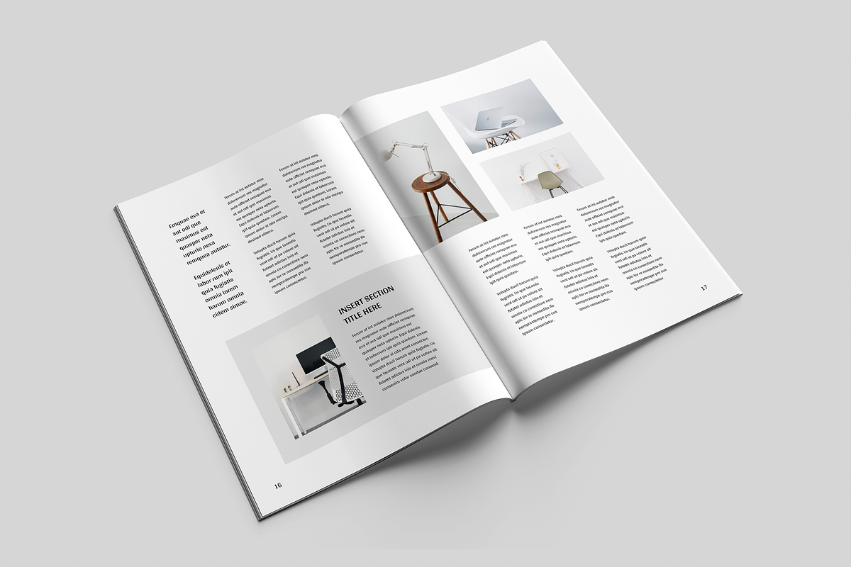 Magazine | MS Word & Indesign, a Magazine Template by Leaflove
