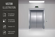 Elevator Doors, a Graphic by DvargShop