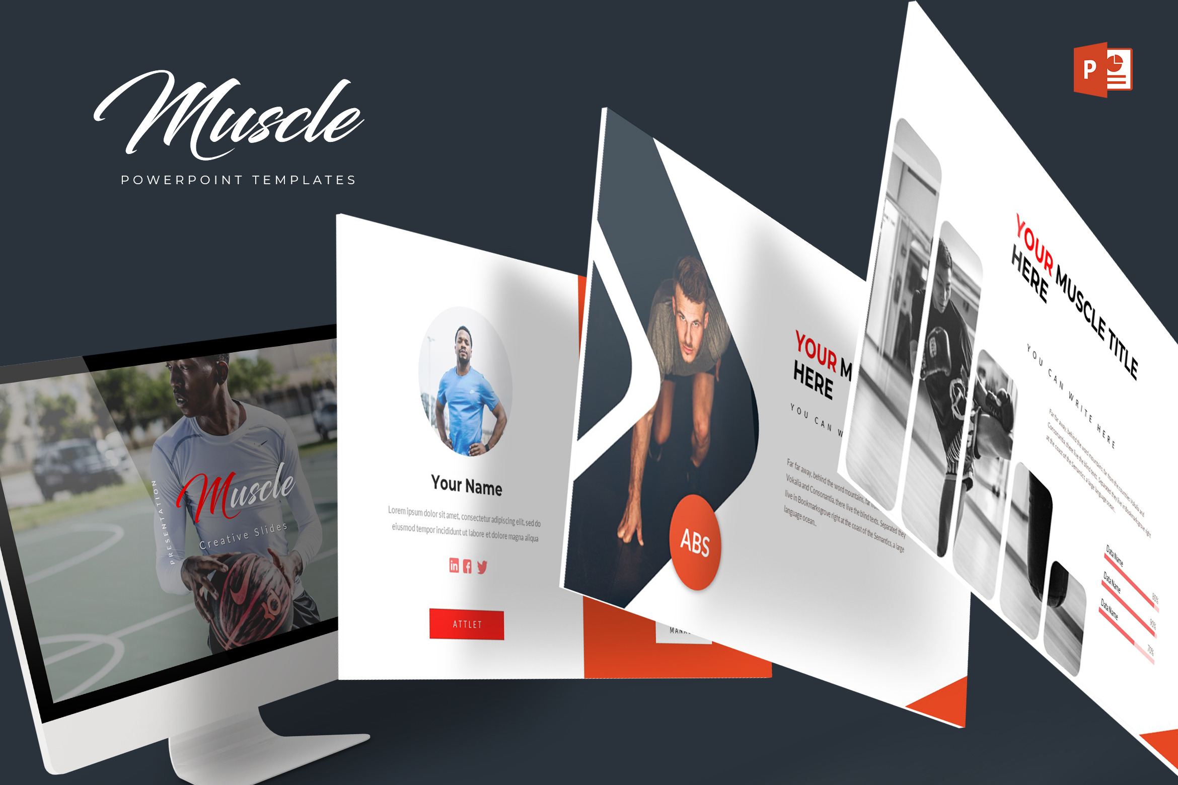 Muscle - Powerpoint Template, a Presentation Template by AQR Studio