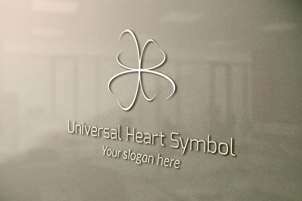 Universal Heart Symbol Logo, a Branding & Logo Template by BdThemes