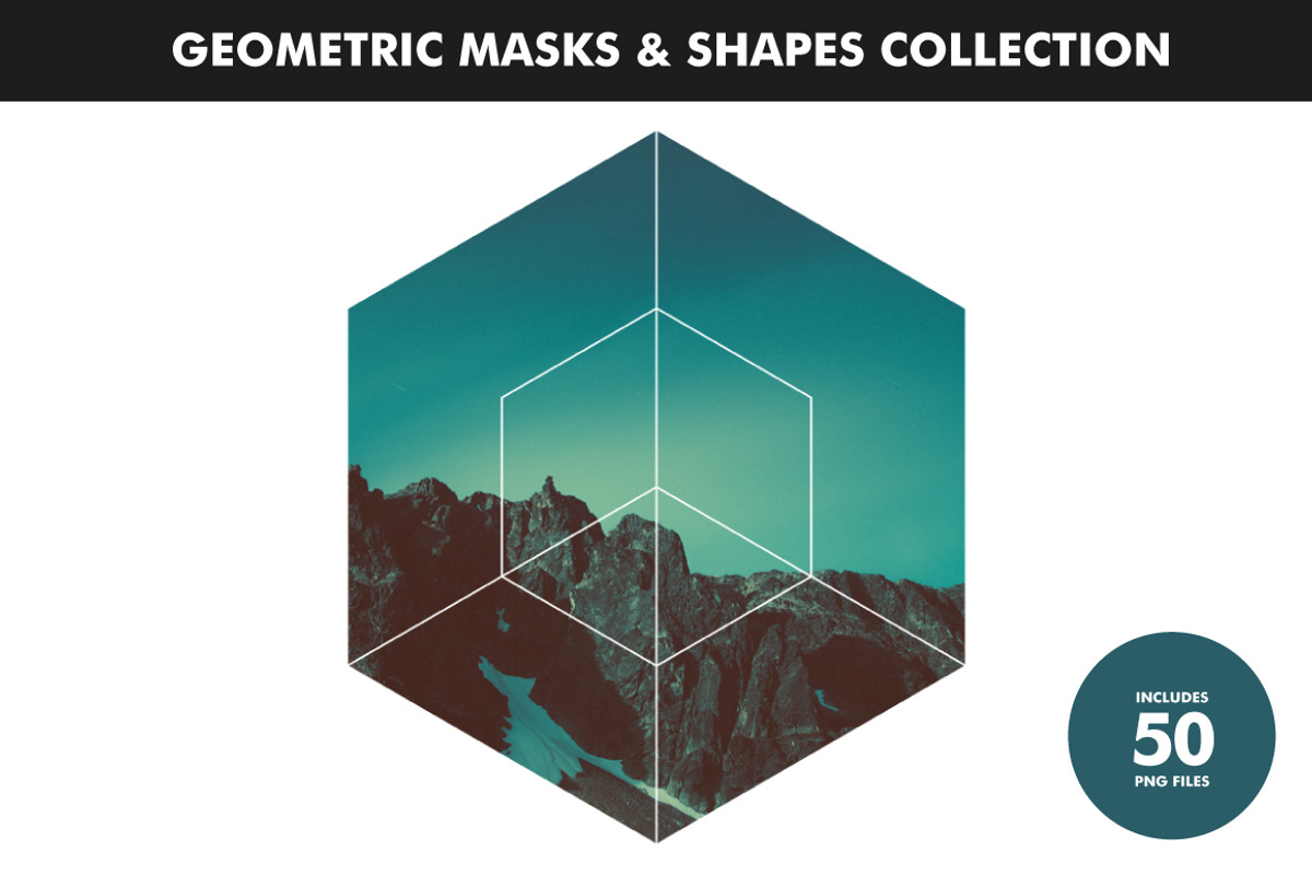 Geometric Masks & Shapes Collection, an Object Graphic by Offset