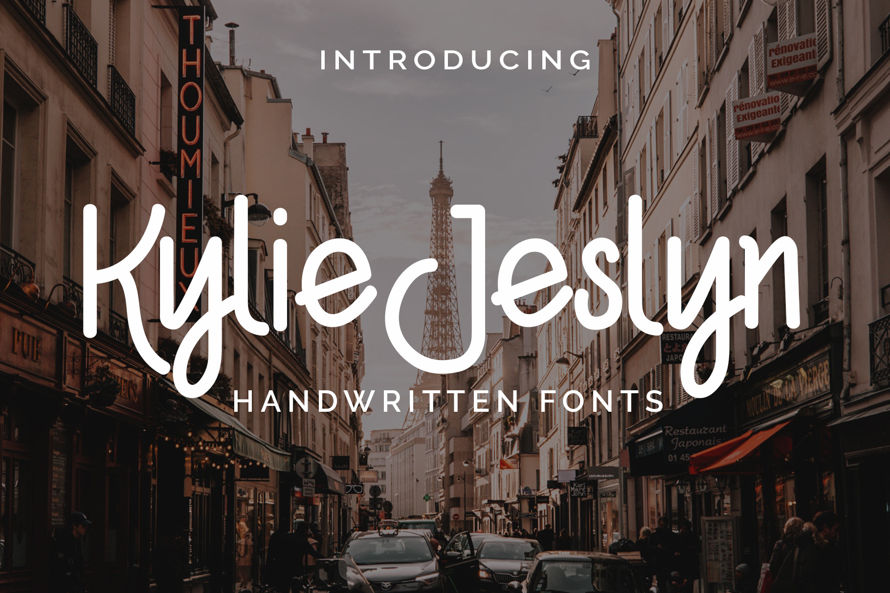 Kylie Jeslyn - Handwritten Fonts, a Script Font by Guna Studio