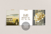 8x10 print set mockup, a Print Template by Dorado Stock