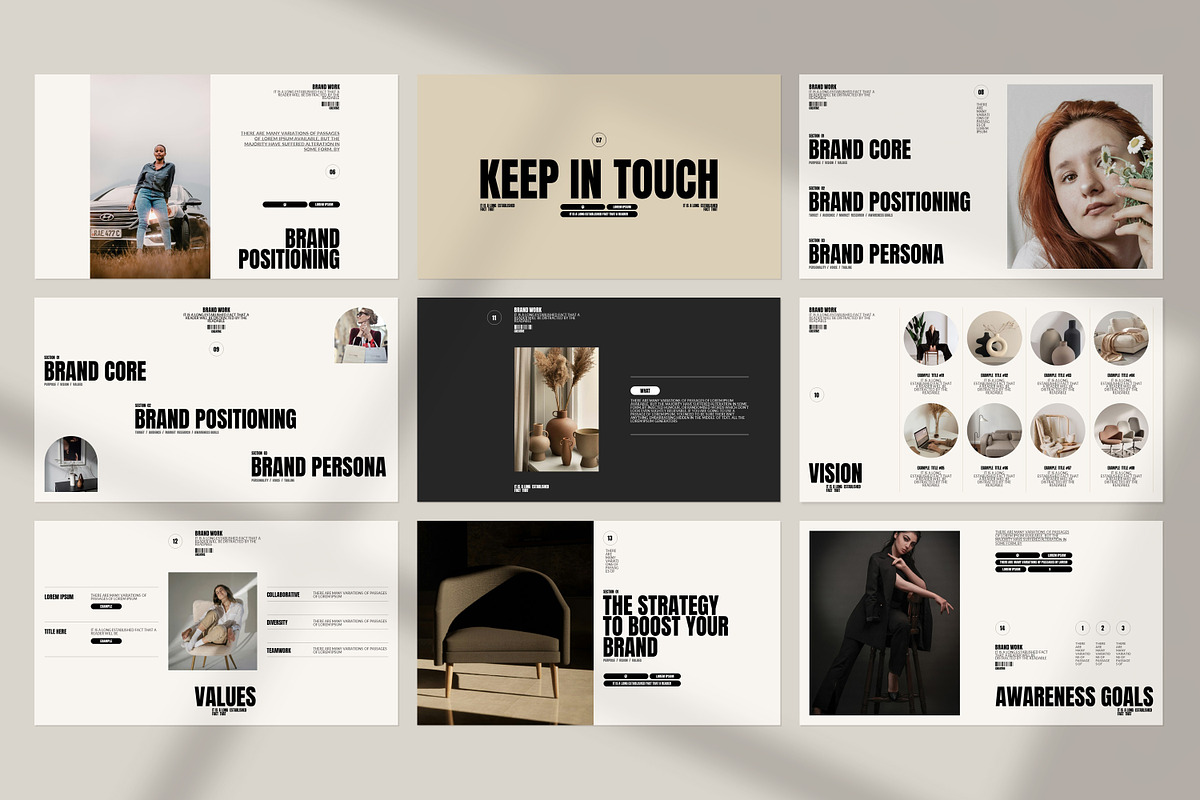 Brand Strategy Presentation Template, a Presentation Template by ...
