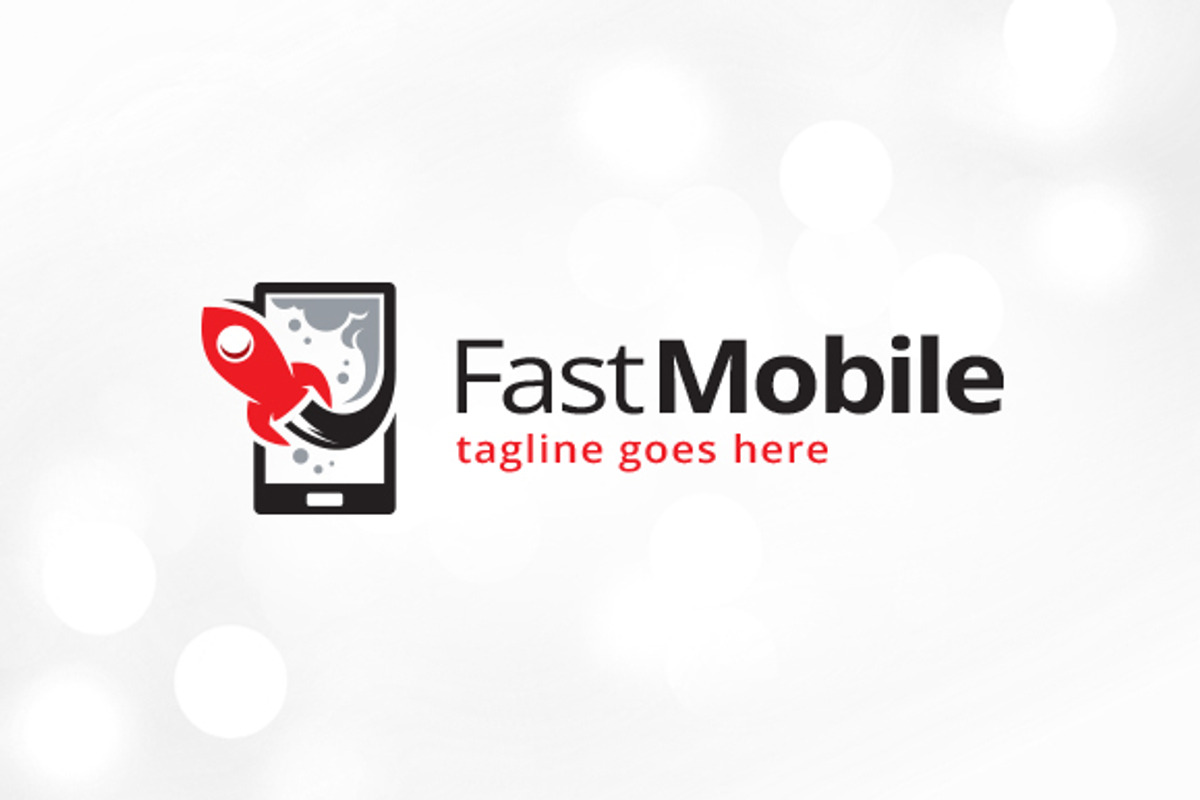 Fast Mobile Logo Template, a Branding & Logo Template by gunaonedesign