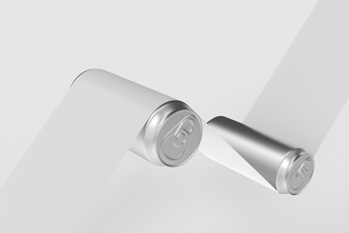 3d Soda Can Label Mockup, a Product Mockup by The Rose Project