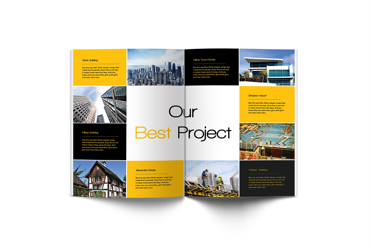 Construction A4 Brochure, a Brochure Template by Incools Stokie