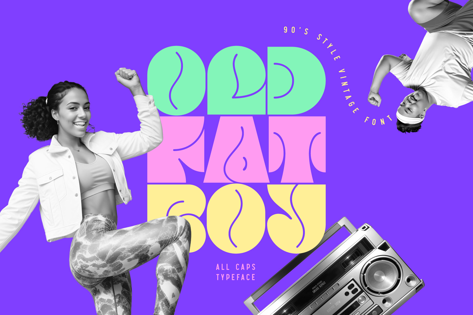 Old Fat Boy, a Symbol Font by Gleb Guralnyk
