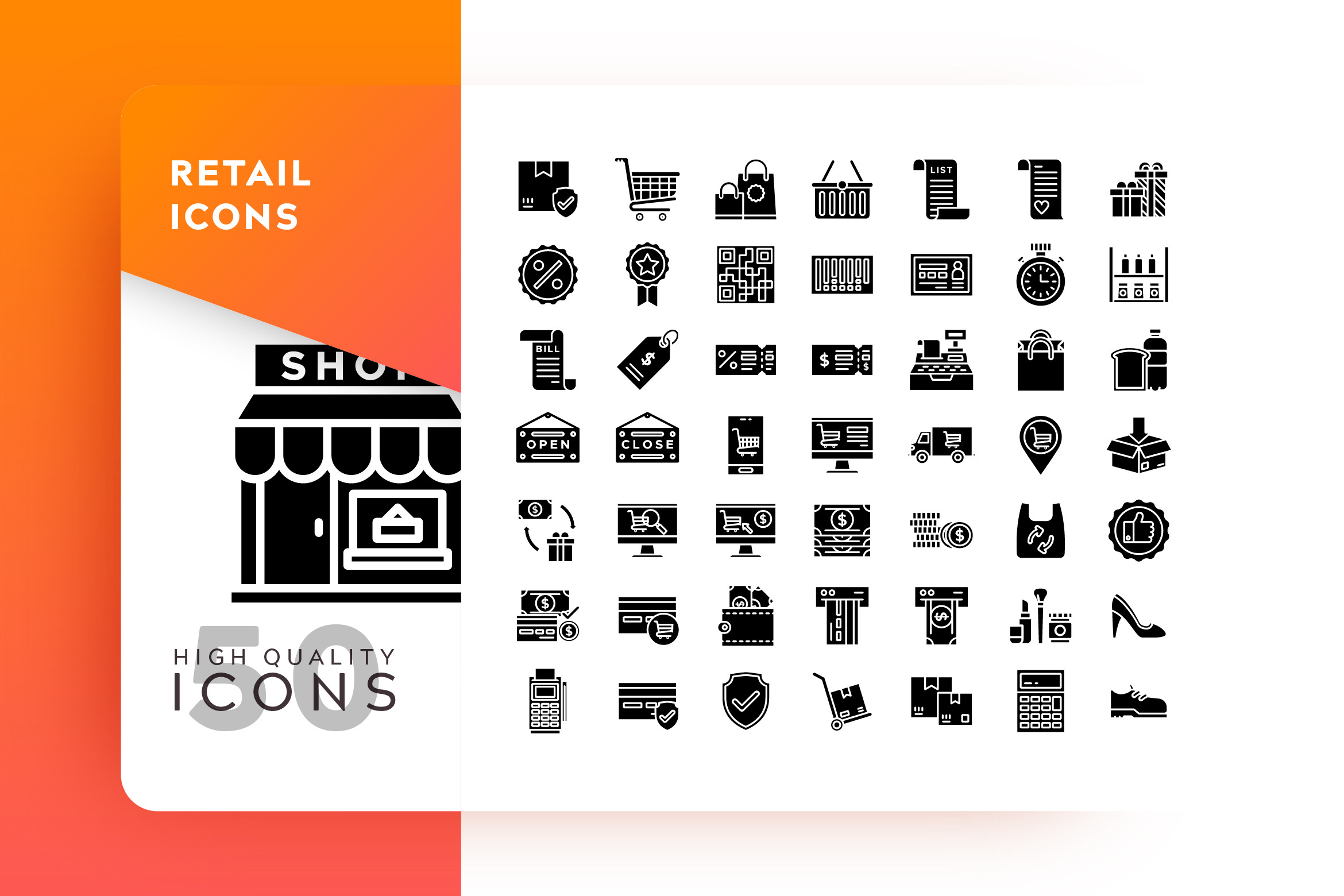 Retail Icon Packs, an Outline Icon by goodware.std