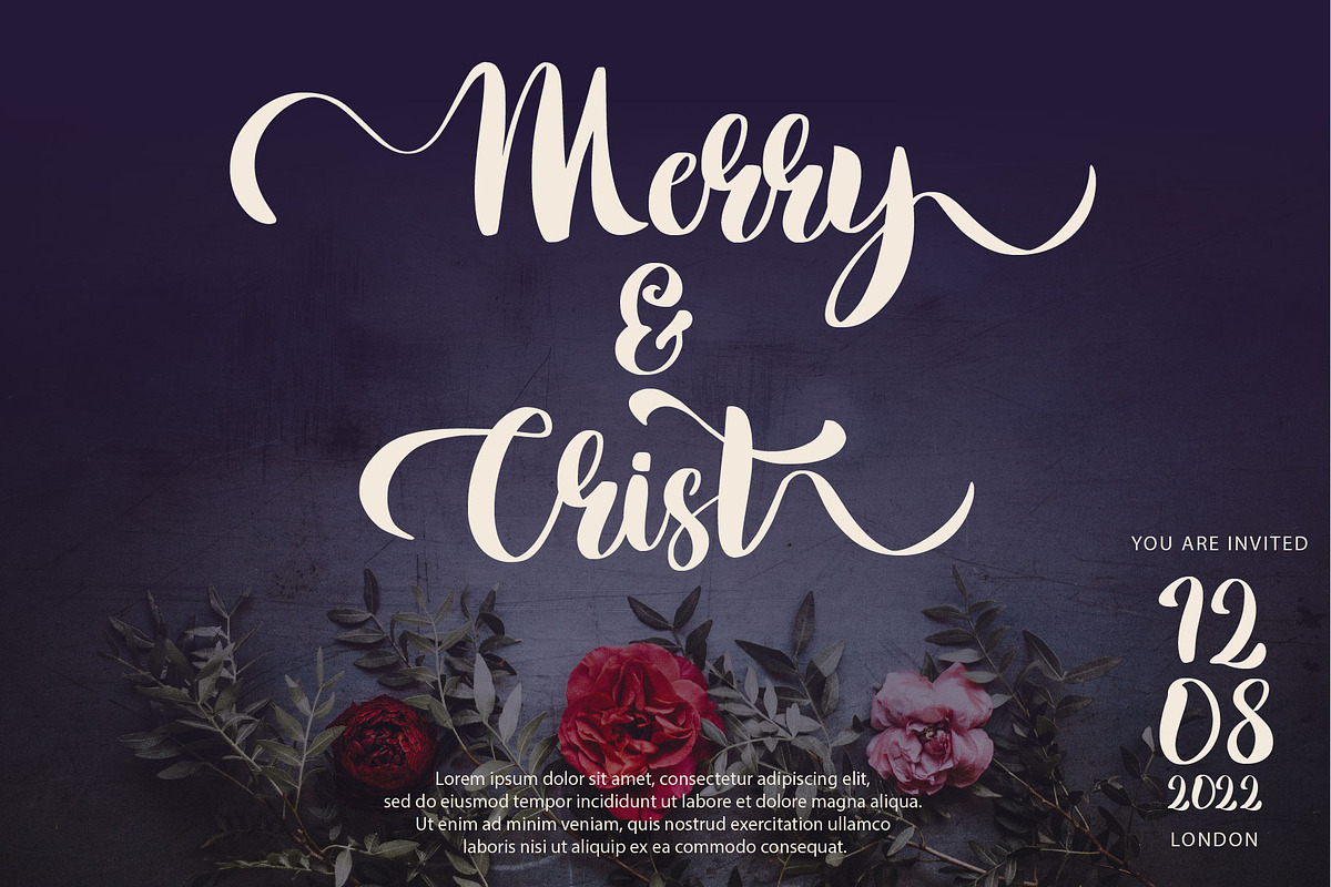 Rustic Wedding font, a Script Font by WAP