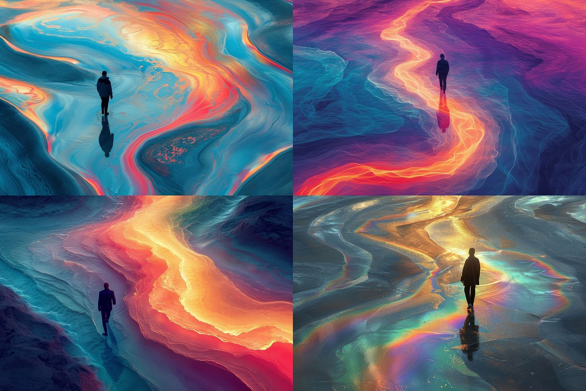 20 Solitary Spectrum Illustrations, a Person Illustration by HipFonts