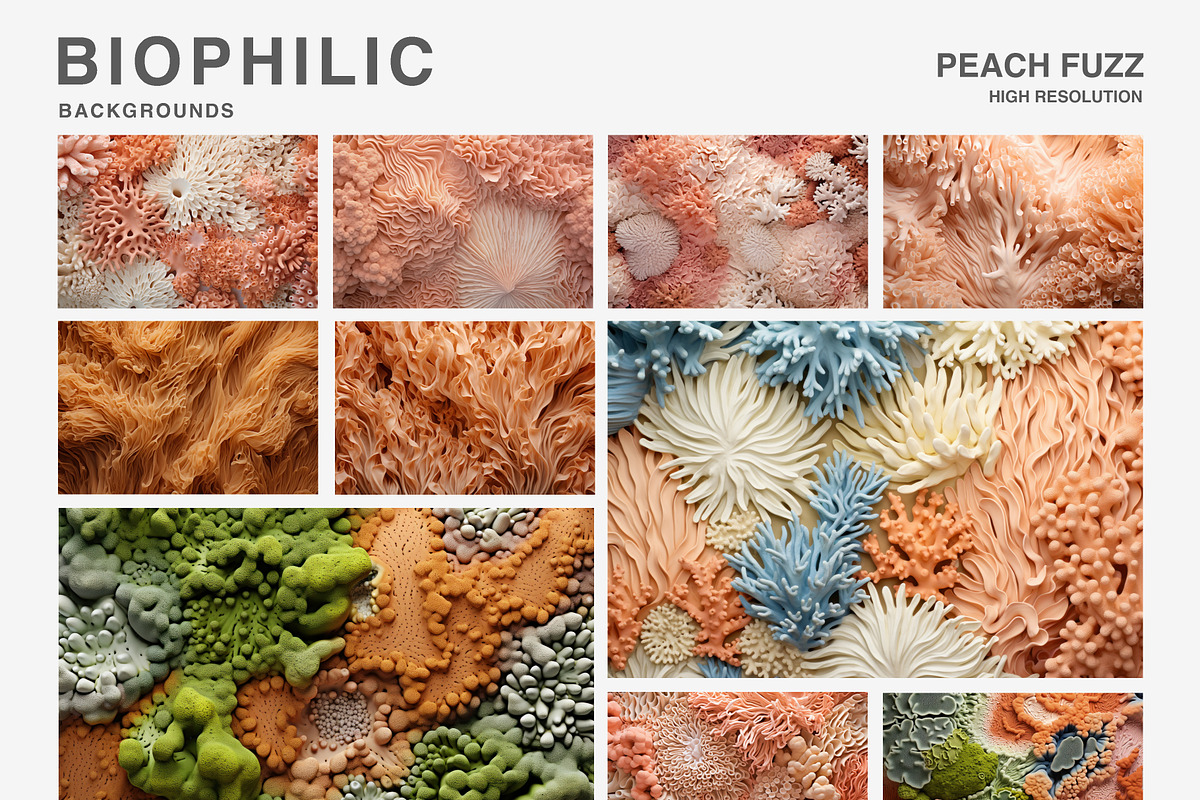 80 Biophilic backgrounds, a Background Graphic by Polli Deeva