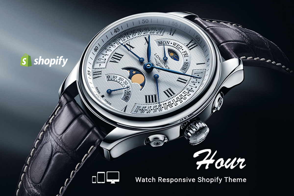 Hour Watch Responsive Shopify Theme, a Shopify Template by ThemeTidy ...