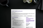 Professional entry level CV, a Resume Template by Unic Designs