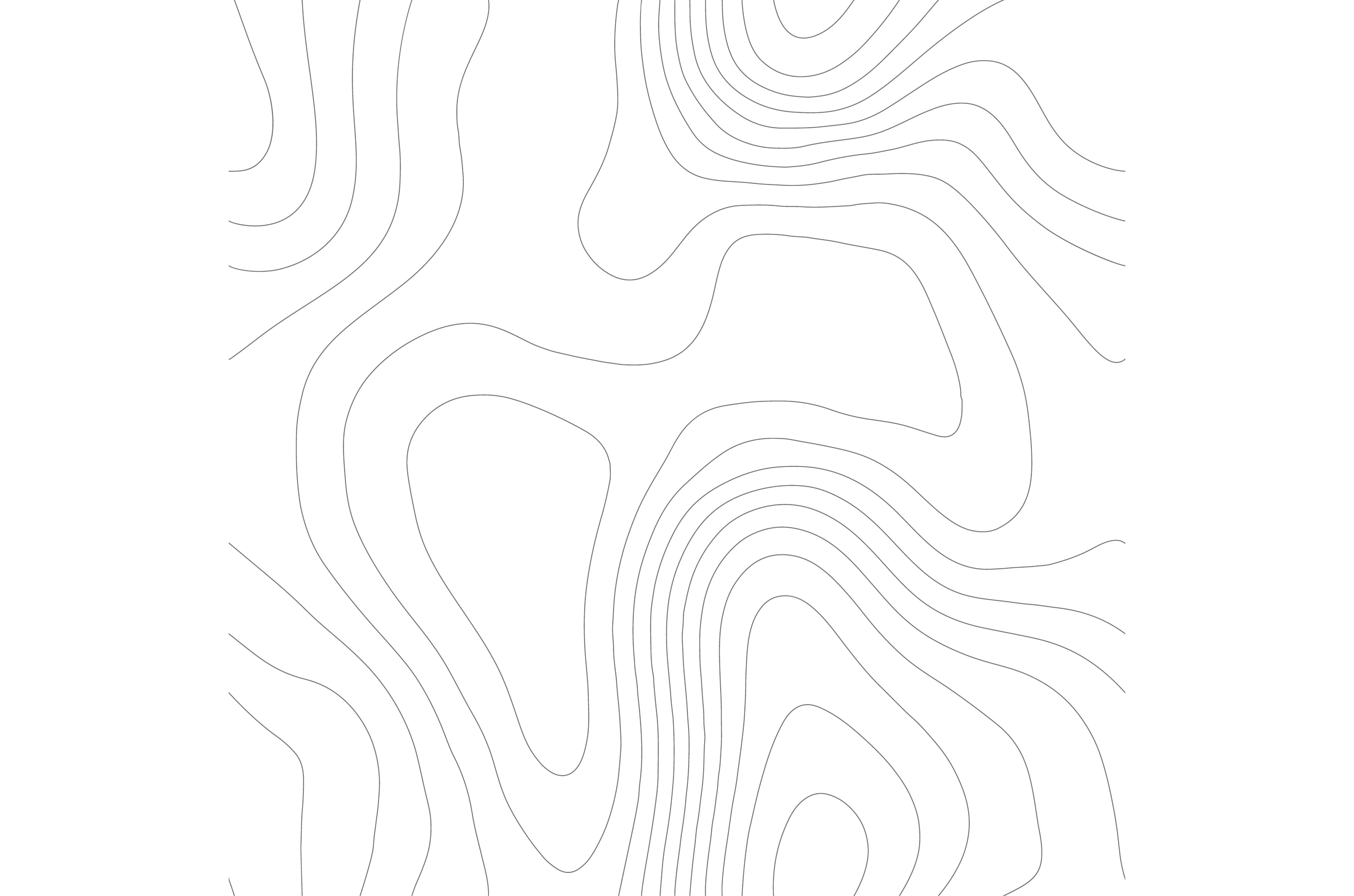 Line topography map seamless pattern | Object Illustrations ~ Creative ...